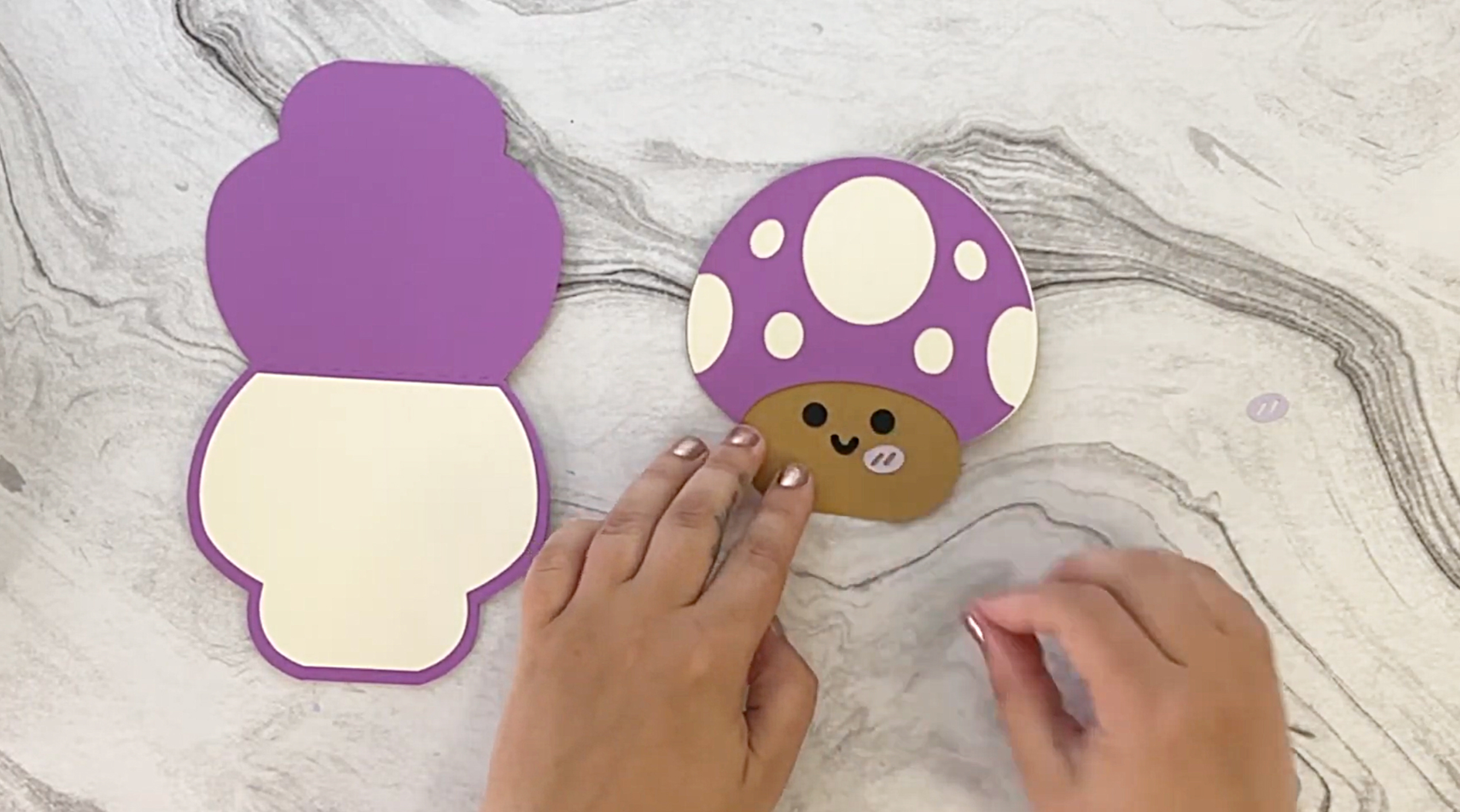 FREE Mushroom Greeting Card SVG Project - Novae Makers Mart