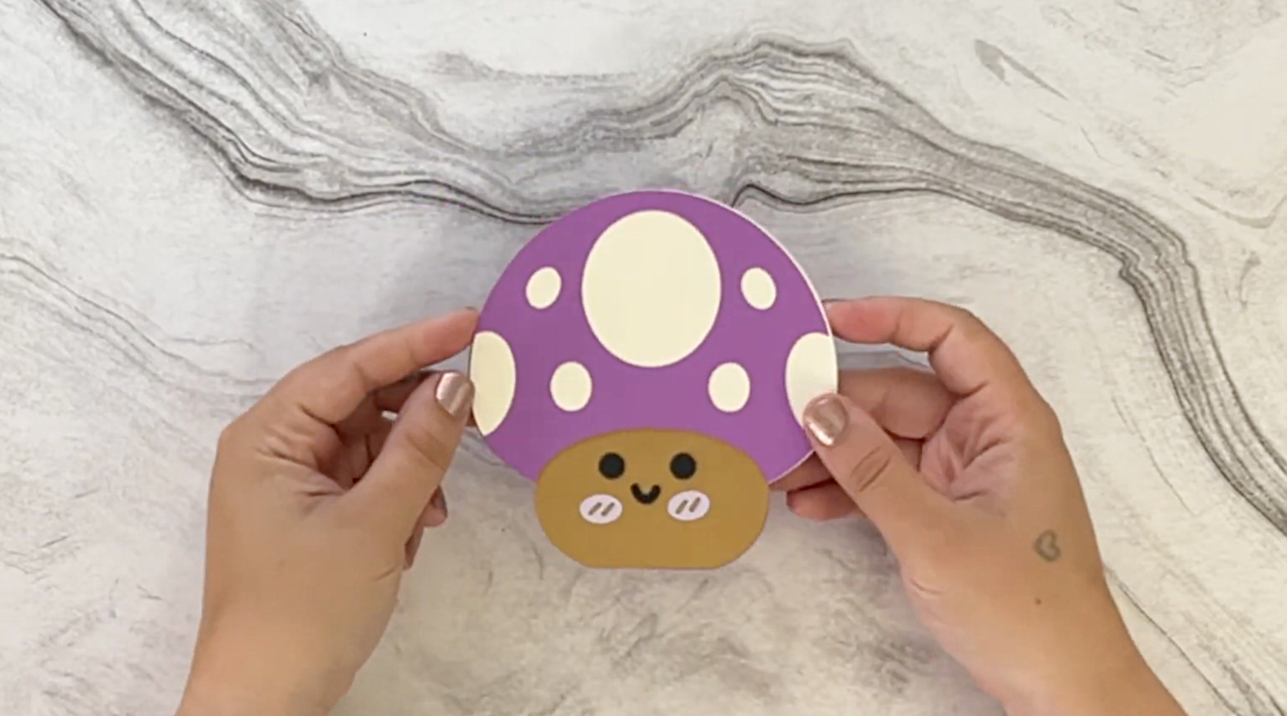 FREE Mushroom Greeting Card SVG Project - Novae Makers Mart